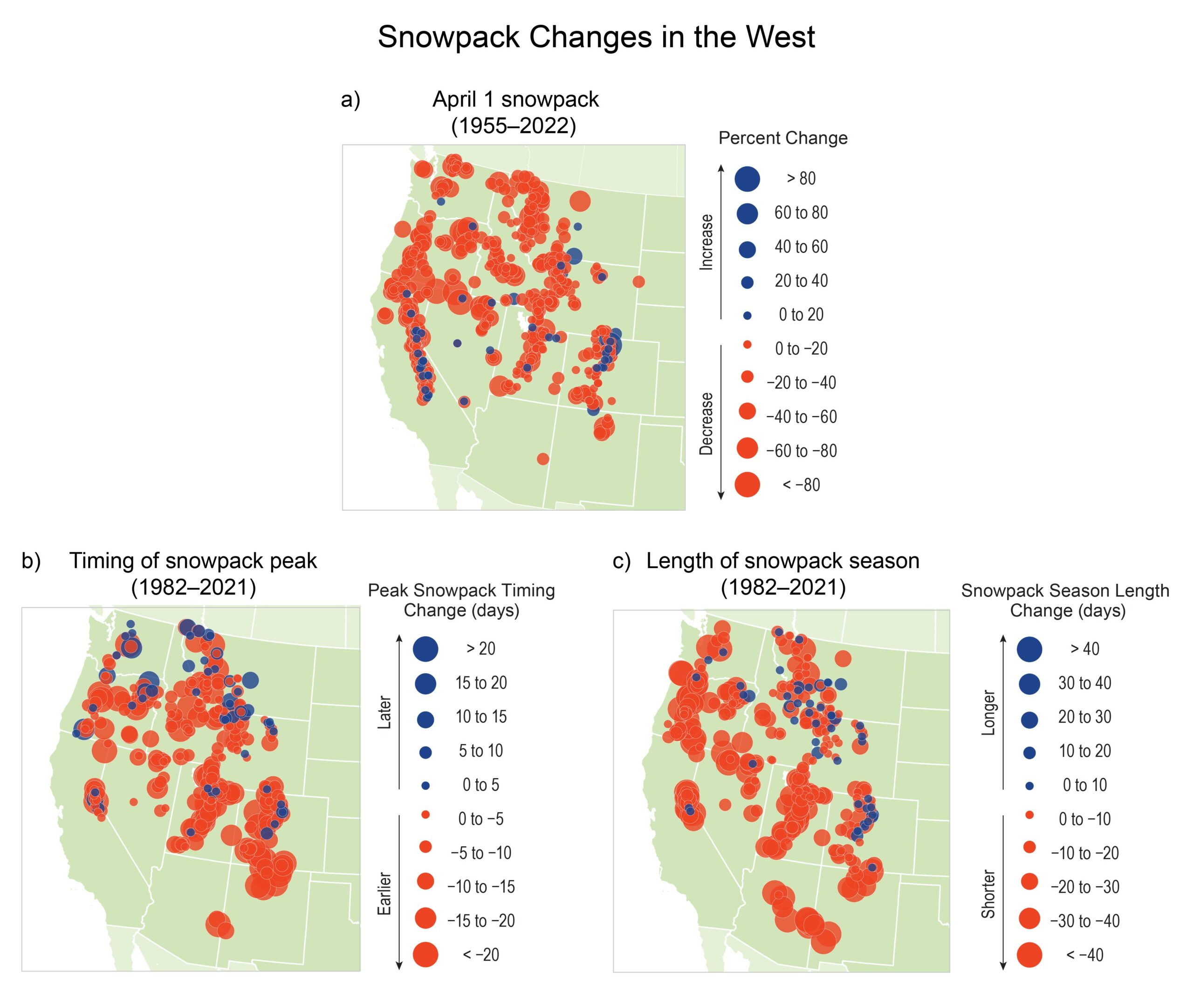 10 visuals that show how climate change is transforming the West’s snow ...