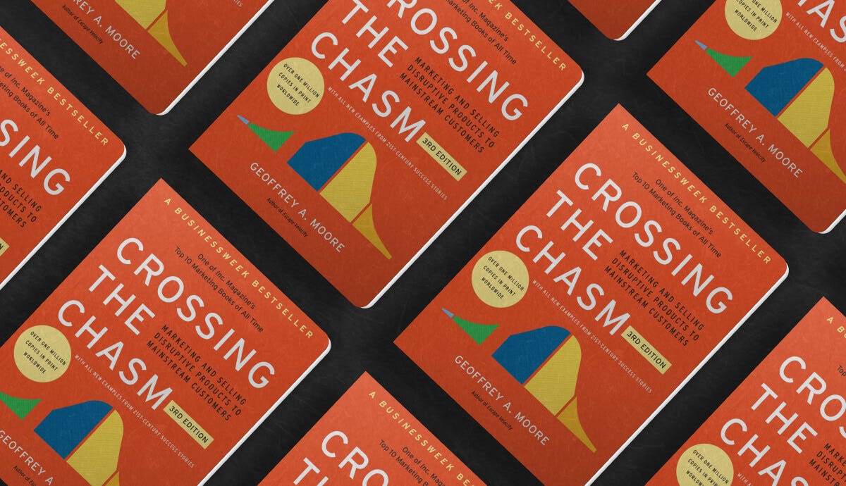 Crossing The Chasm | by Geoffrey Moore - by Bernardt Vogel