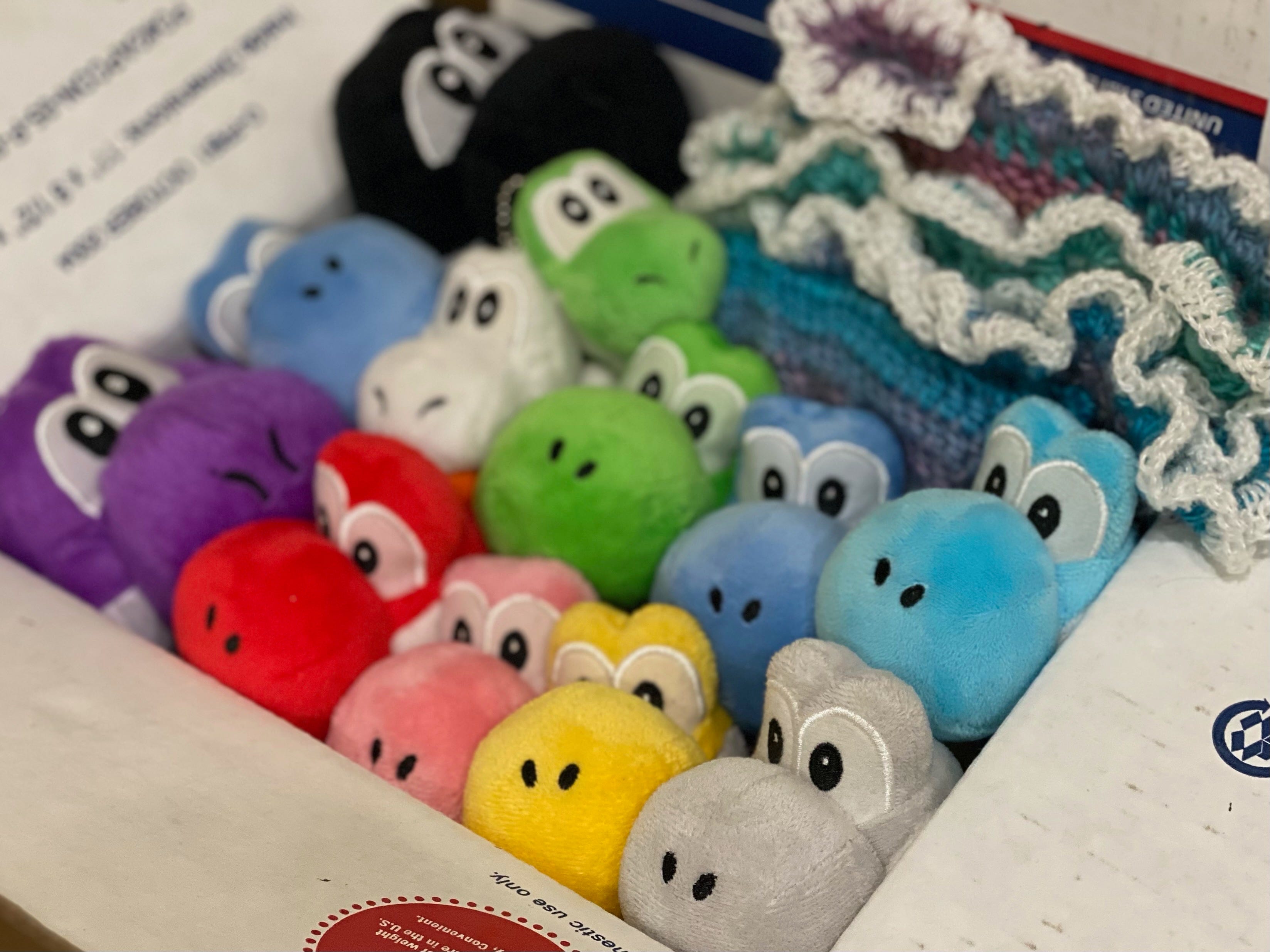 A Boxful of plushies