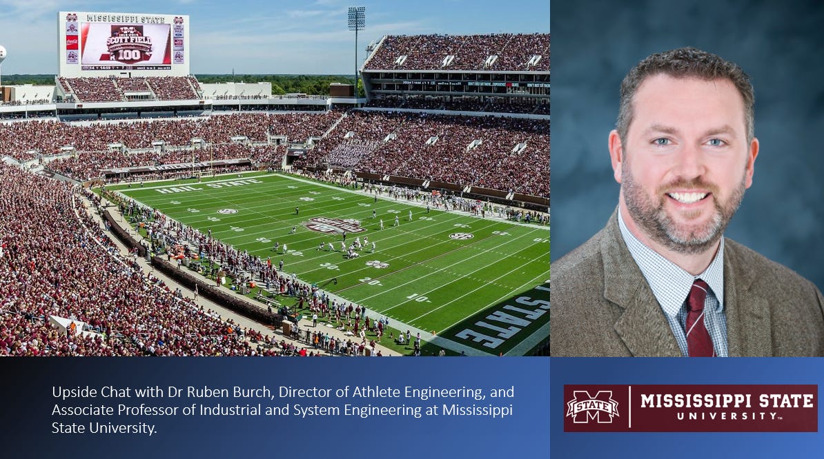 🔥Upside Chat: Dr Reuben Burch, Director of Athlete Engineering, and ...