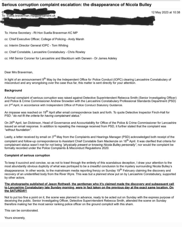 An application to quash the Nikki Bulley inquest verdict