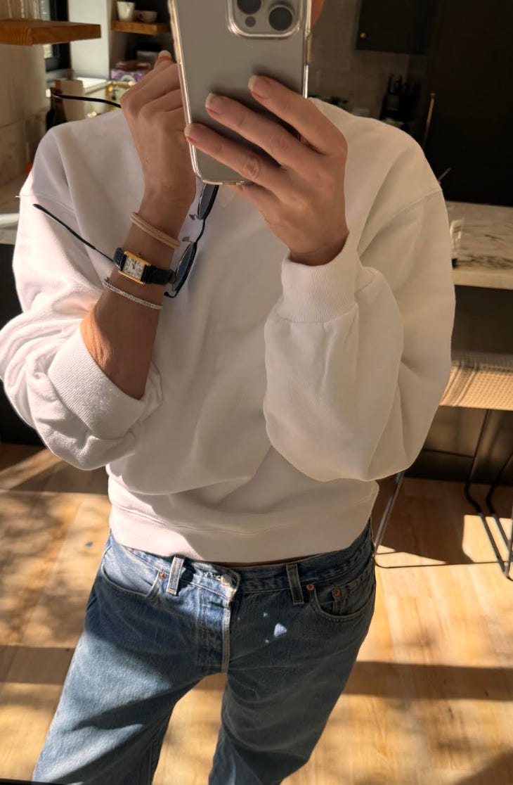 Off-Duty Denim On Set - by Megan Alida Strachan