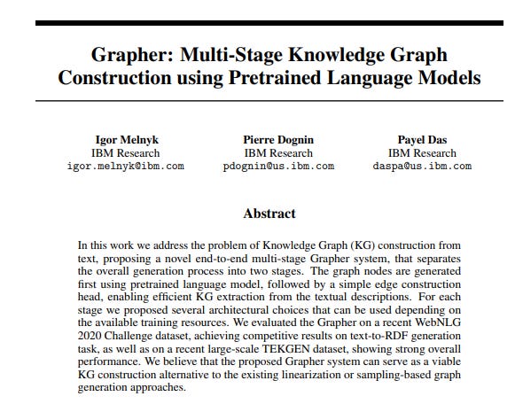 #PaperADay #22 Grapher: Knowledge Graph Generation From Text