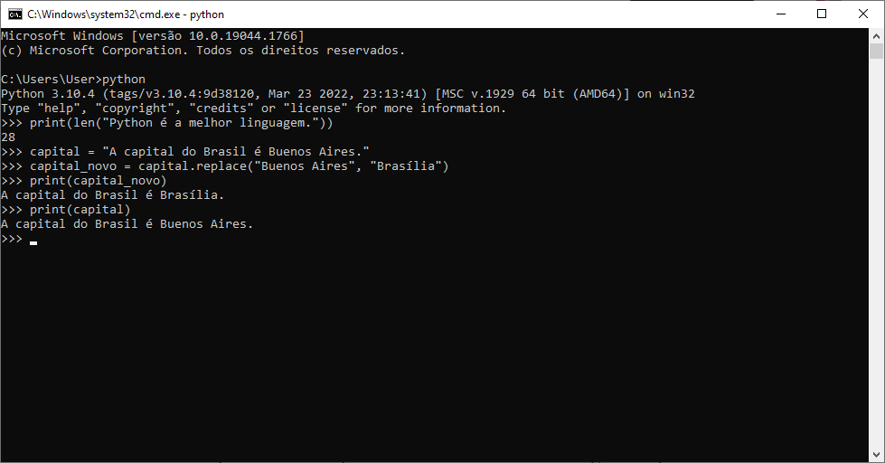 Trabalhando com strings em Python – parte 2 - Prensa