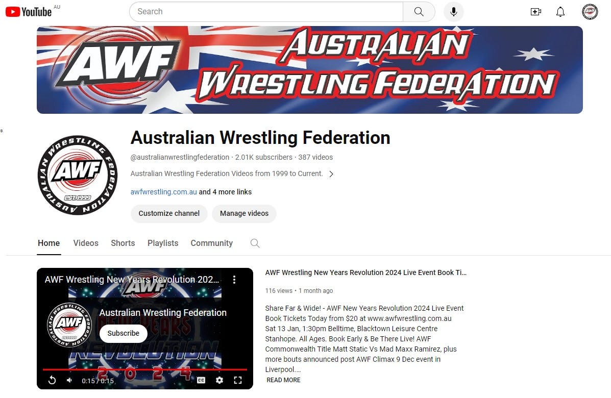 AWF Wrestling Newsletter April 2024 - AWF Maynia is 3 Weeks Away on 4 May in Blacktown, NSW ...