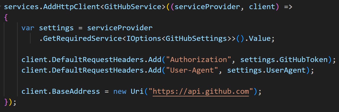 La forma correcta de utilizar HttpClient en .NET