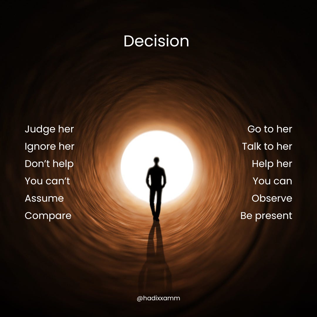 How to make a conscious decision in every situation?