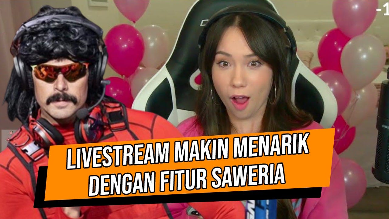 Livestream Semakin Menarik dengan Fitur Saweria