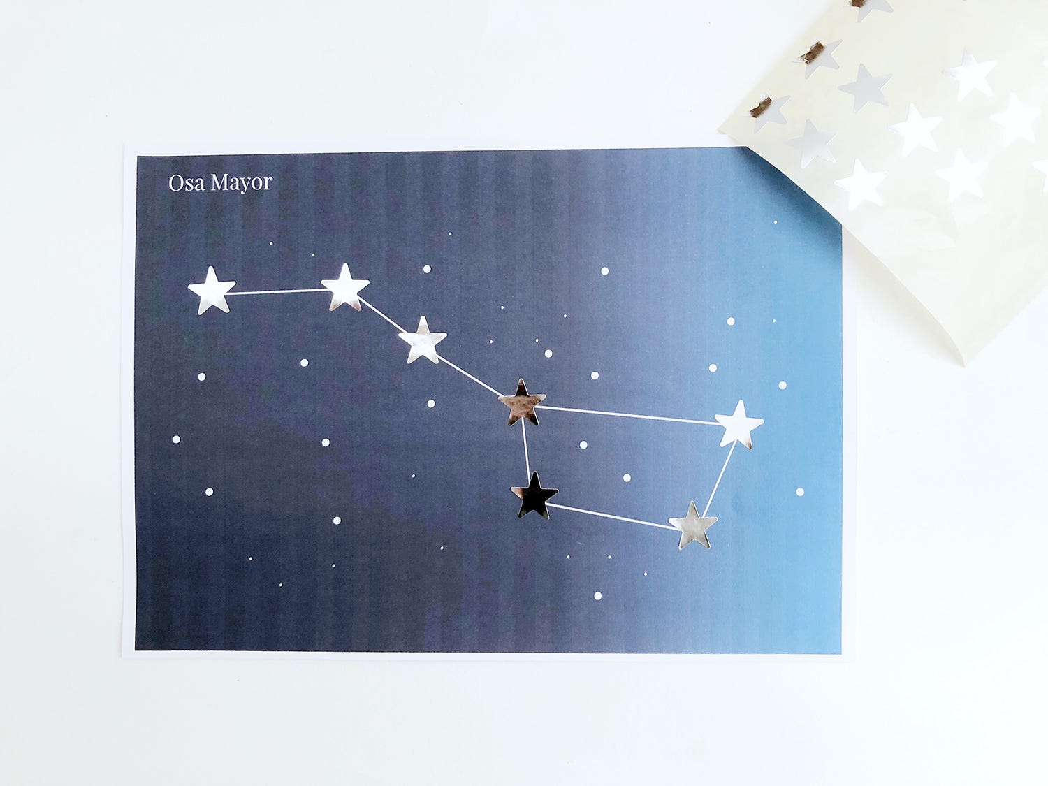 Primary School Crafts: DIY Constellations with Free Printables