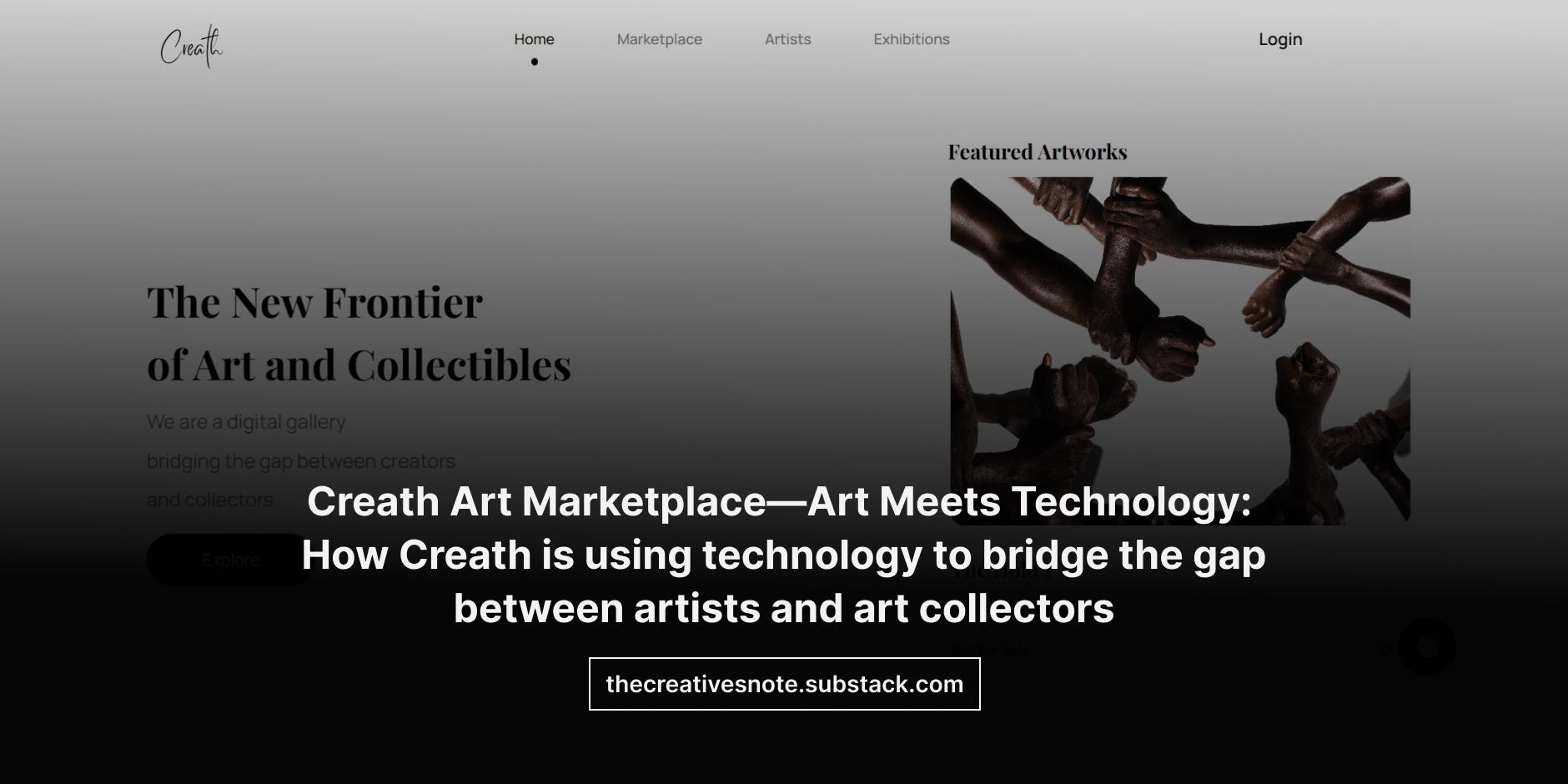 Creath Art Marketplace—Art Meets Technology: How Creath is using ...