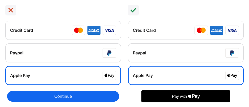 Payment Flow UX: Selecting a Payment Method - by Anthony