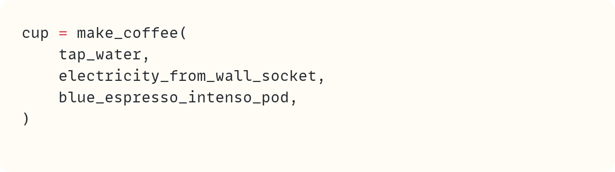 What Can A Coffee Machine Teach You About Python's Functions?