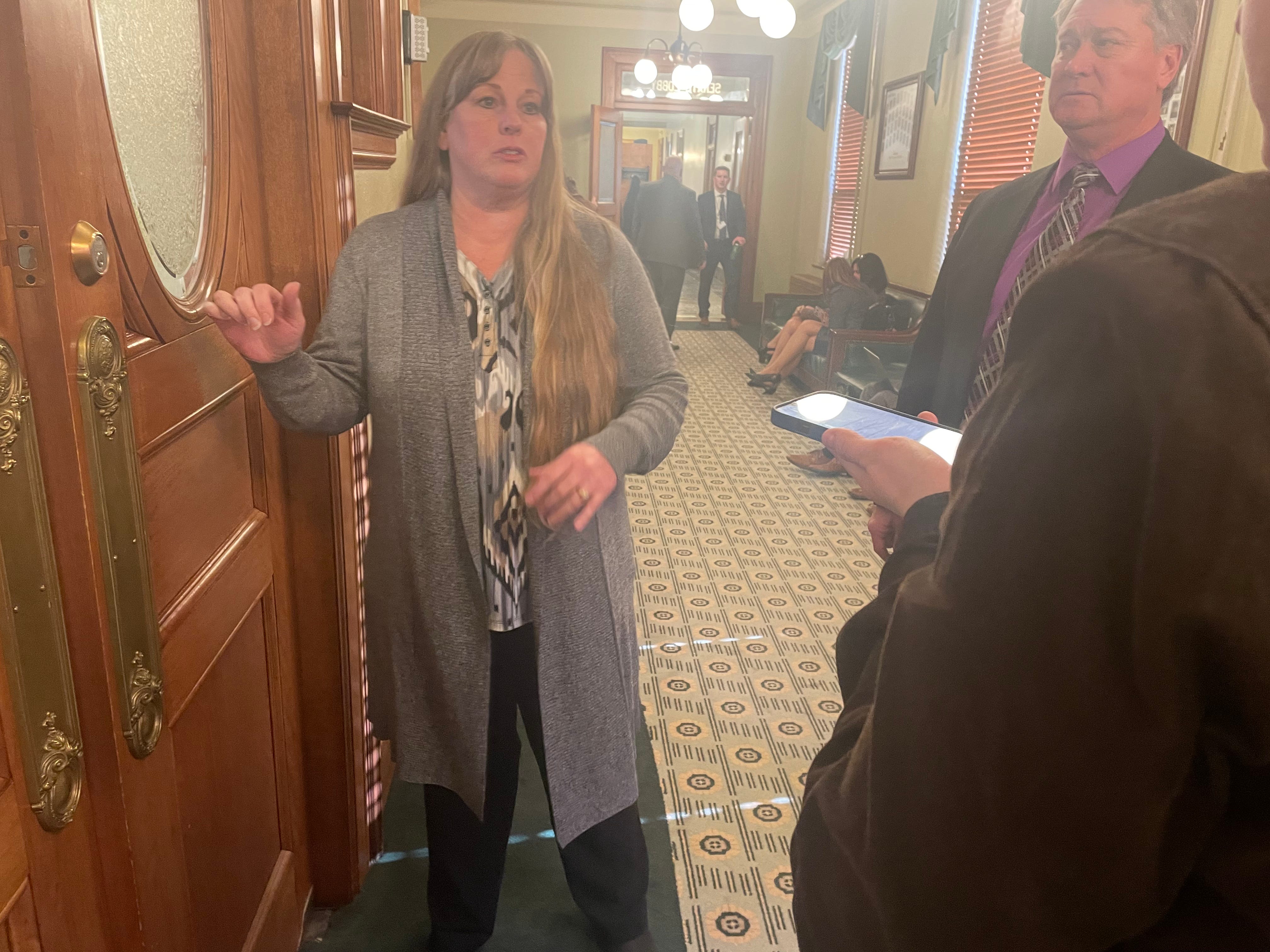 Julie Frye-Mueller reclaims Senate seat following week-long suspension