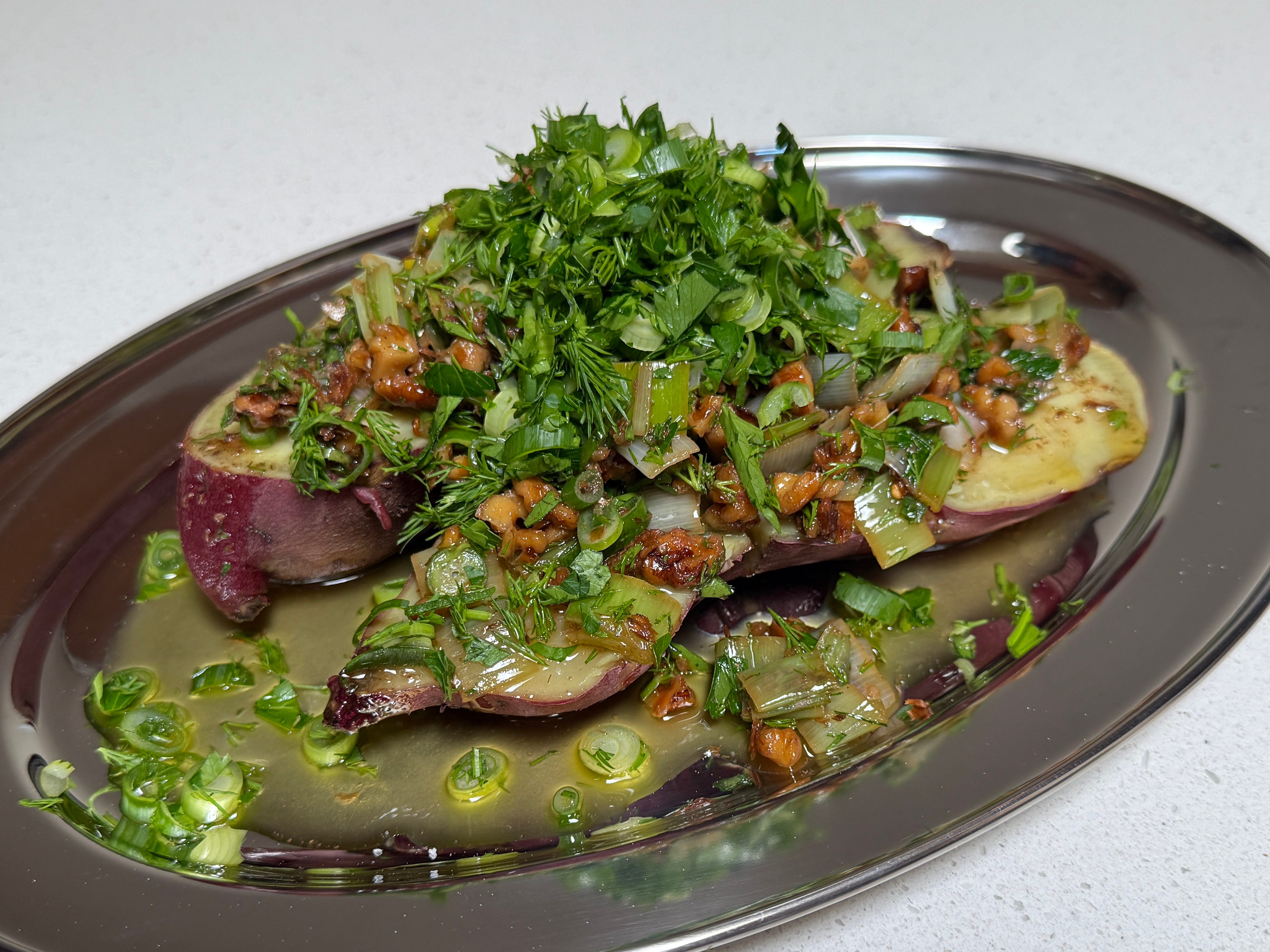 Fully loaded sweet potato - by Karolyn Pho - Home Cook