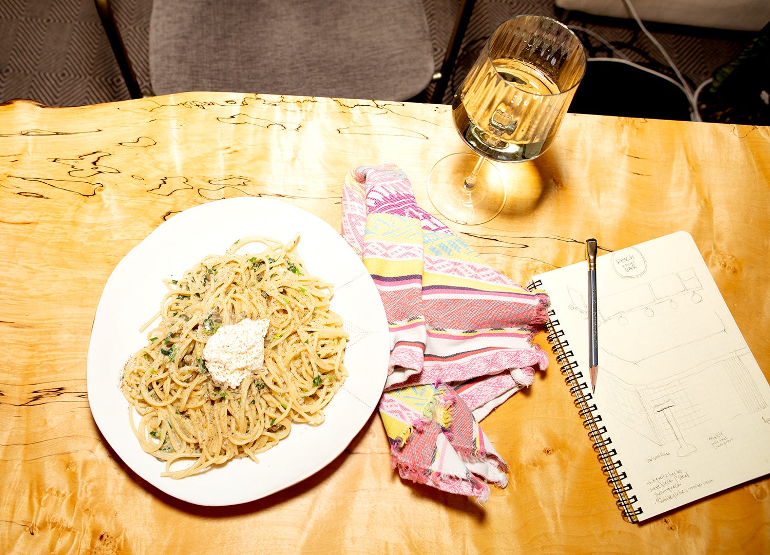 Full Tin and Six Garlic Pasta - Cocktail Slob