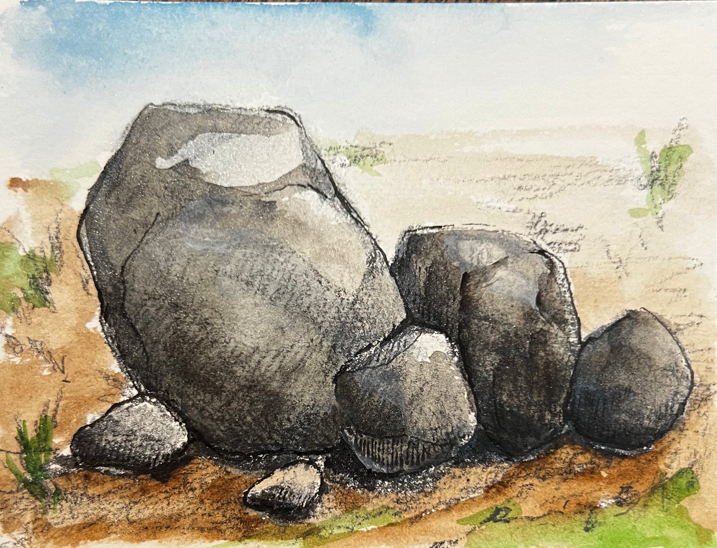 Prompt No. 20: Drawing and Painting Rocks
