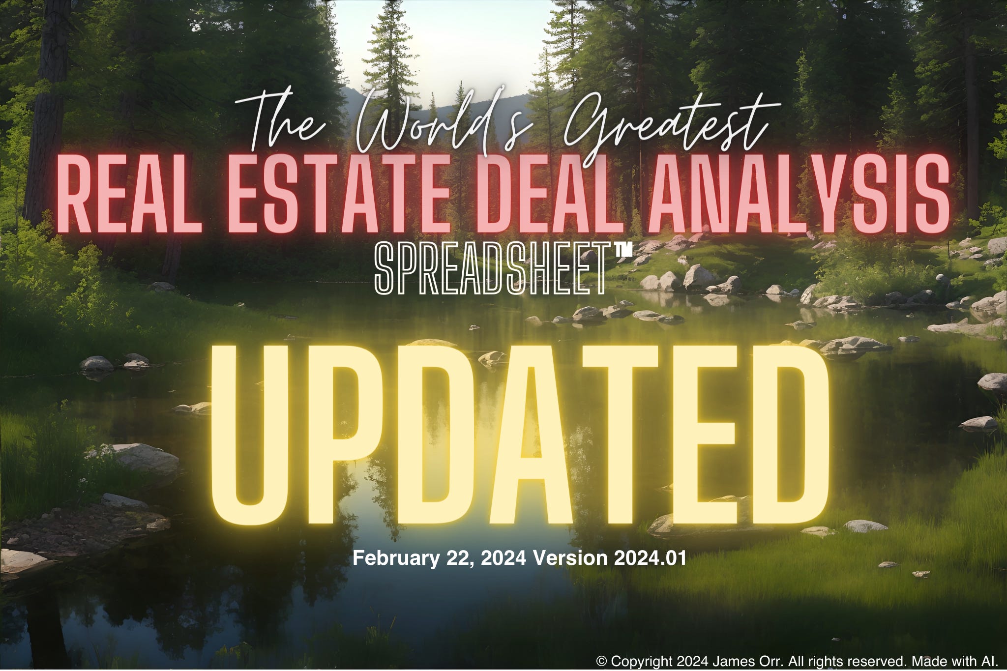The World's Greatest Real Estate Deal Analysis Spreadsheet™ UPDATED