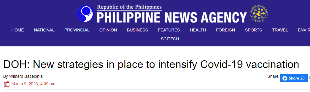 New Strategies to Force Uptake: Philippines DOH to Force Legacy Vaccine ...