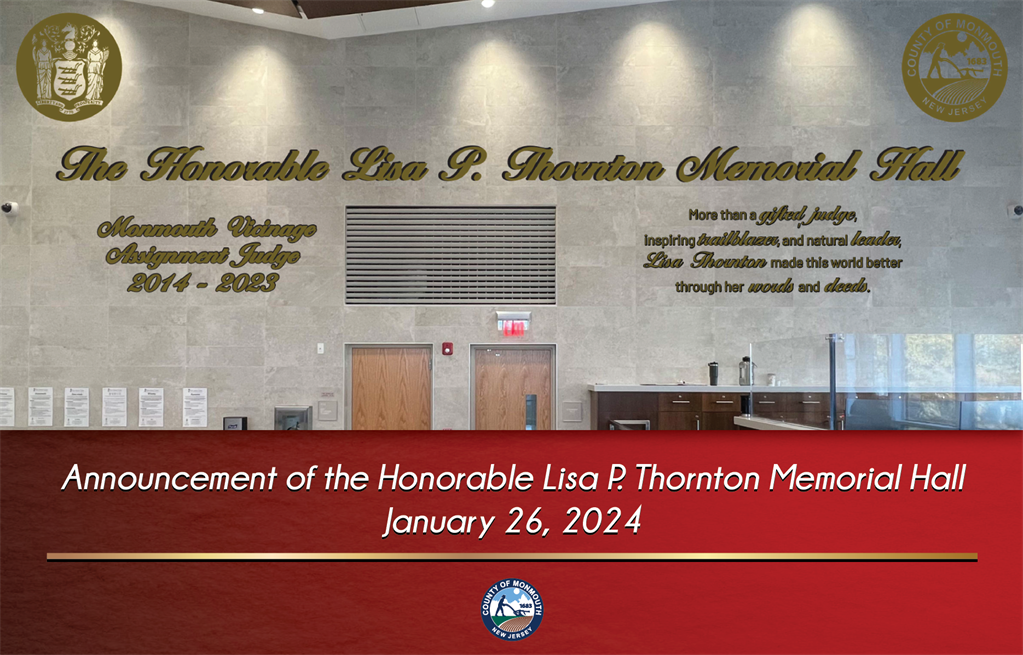 Monmouth Courthouse dedicates hall in honor of late judge
