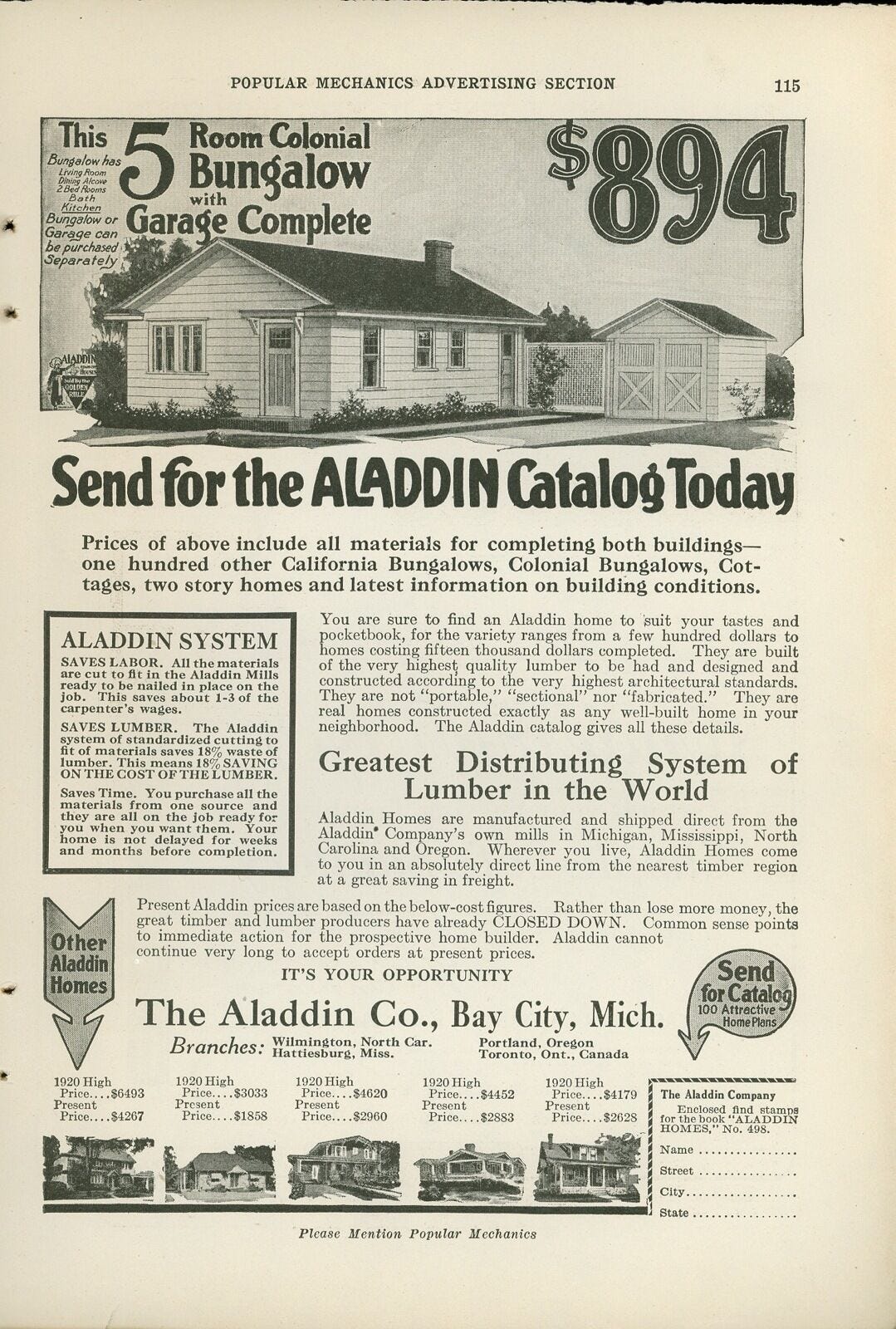 The Rise and Fall of the Mail-Order Home - by Brian Potter