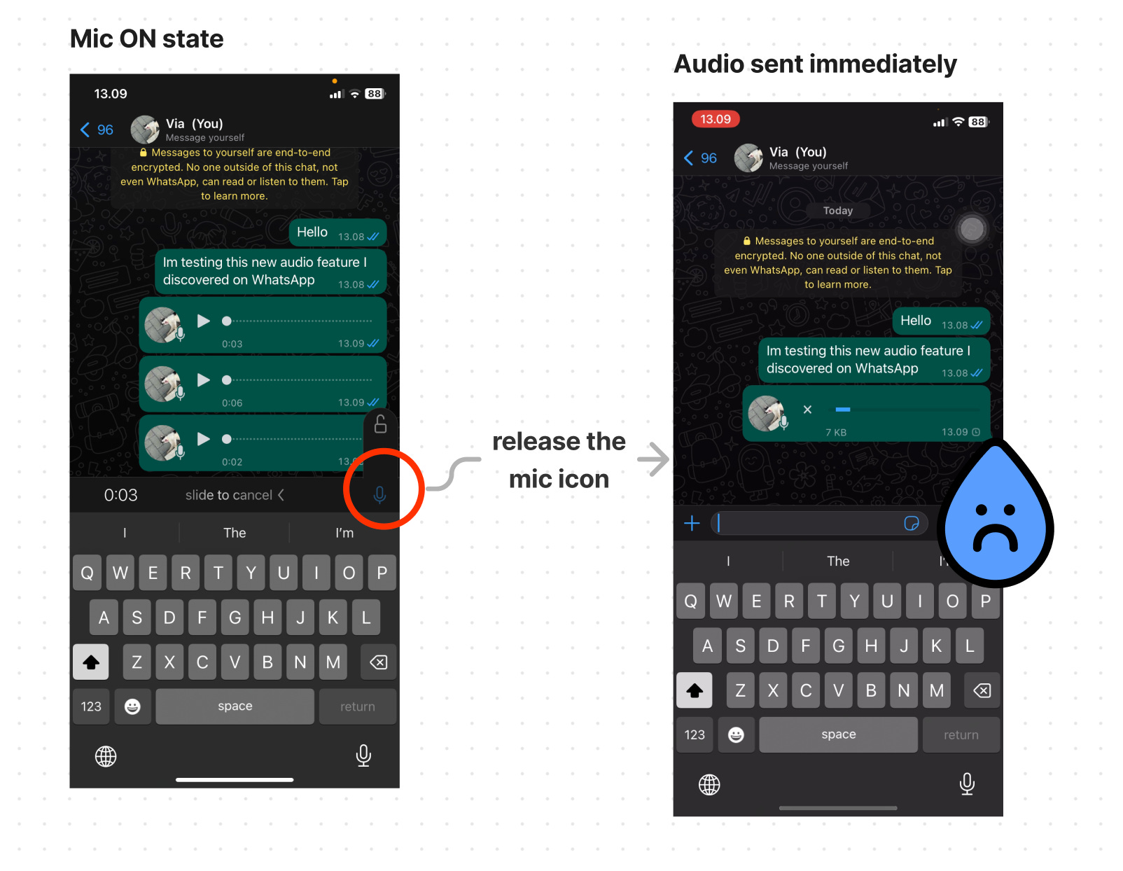 I think I can improve WhatsApp Audio Recording Feature!
