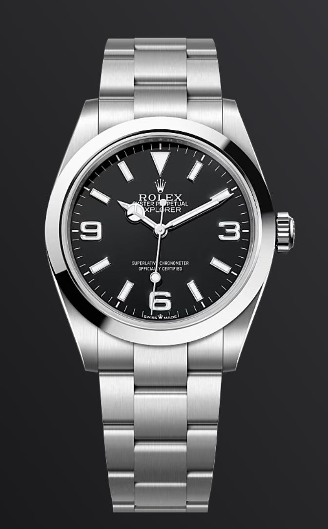 Evolution of the Rolex Explorer - by Adam R. Lincoln
