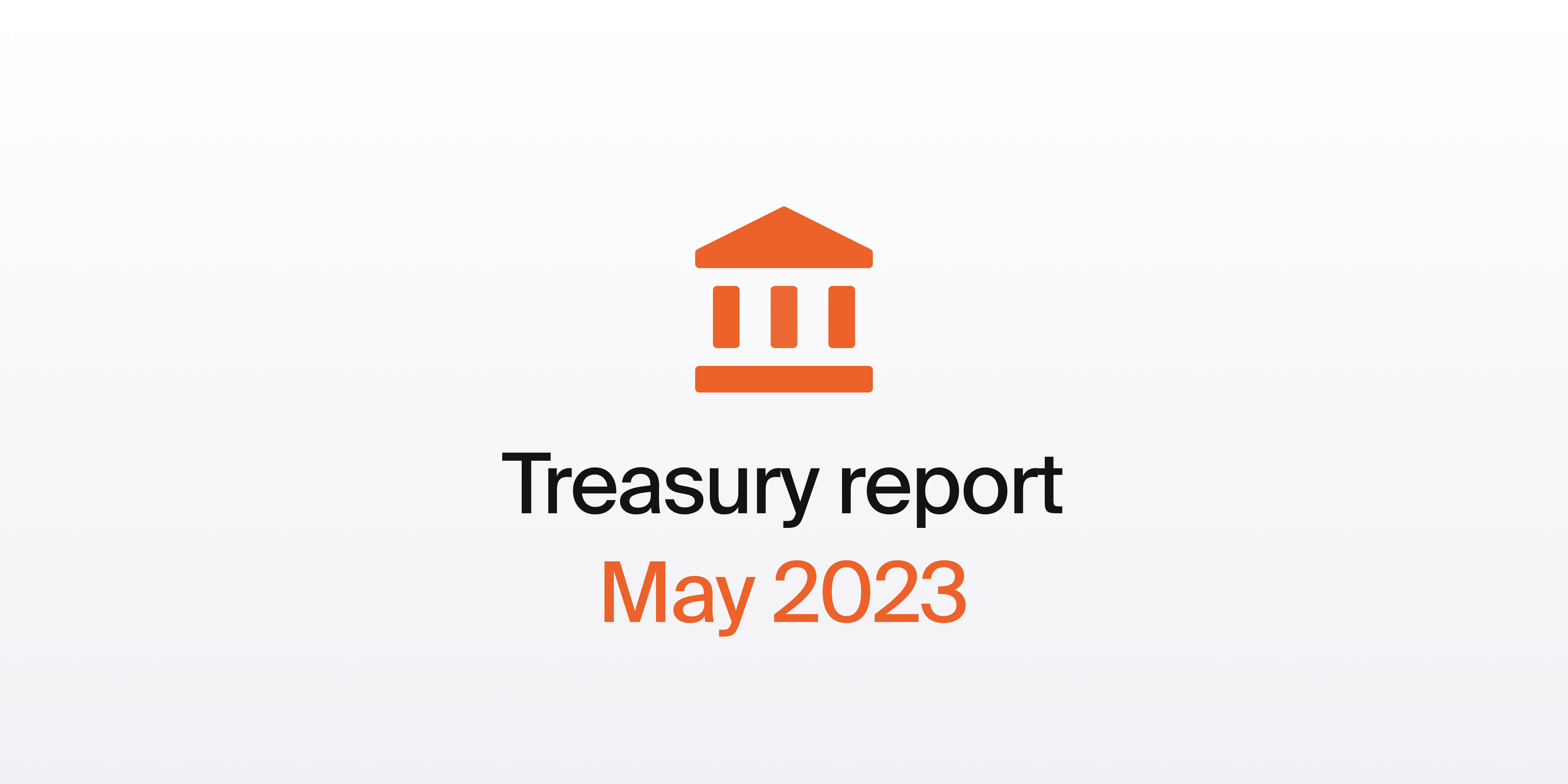 #28 - Treasury report May 2023 - Beam’s Newsletter