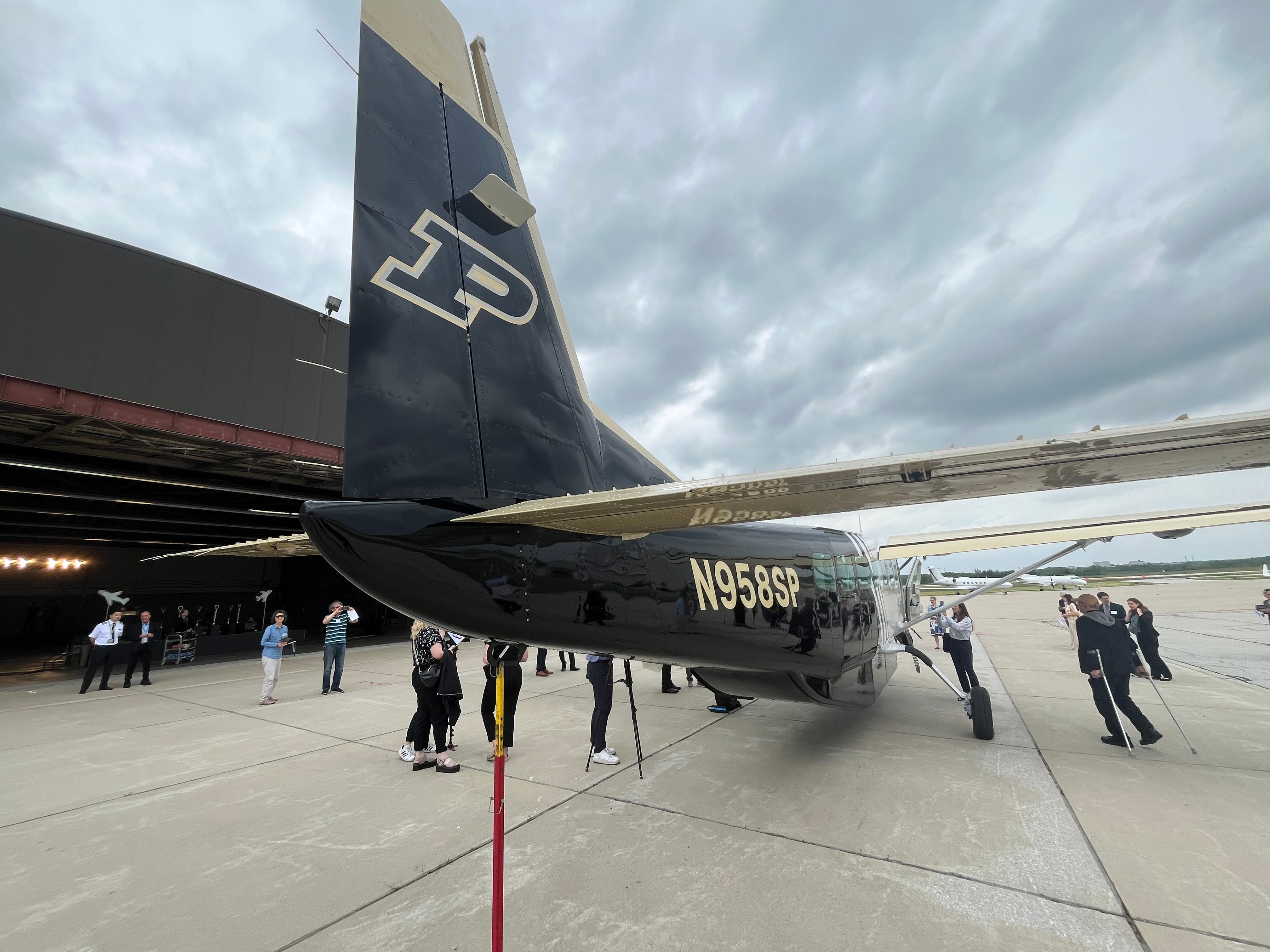 Commercial flights, first in 20 years, take off from Purdue Airport Wednesday