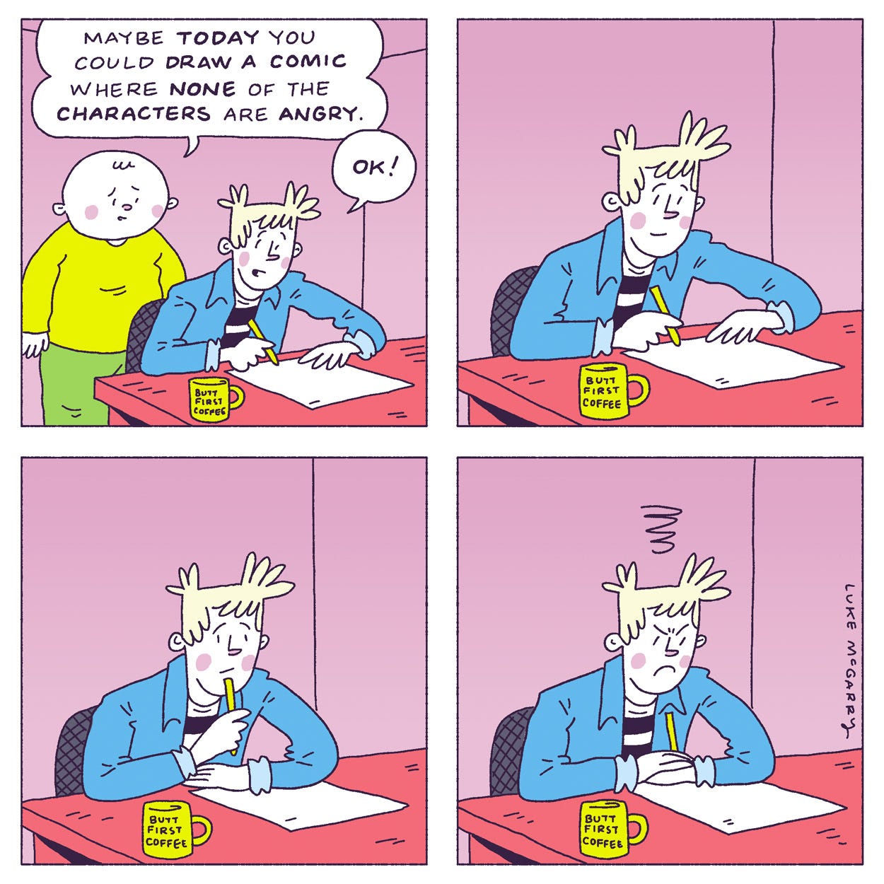 Chilled Out Nice Comic - by Luke McGarry - Lukey McGarry