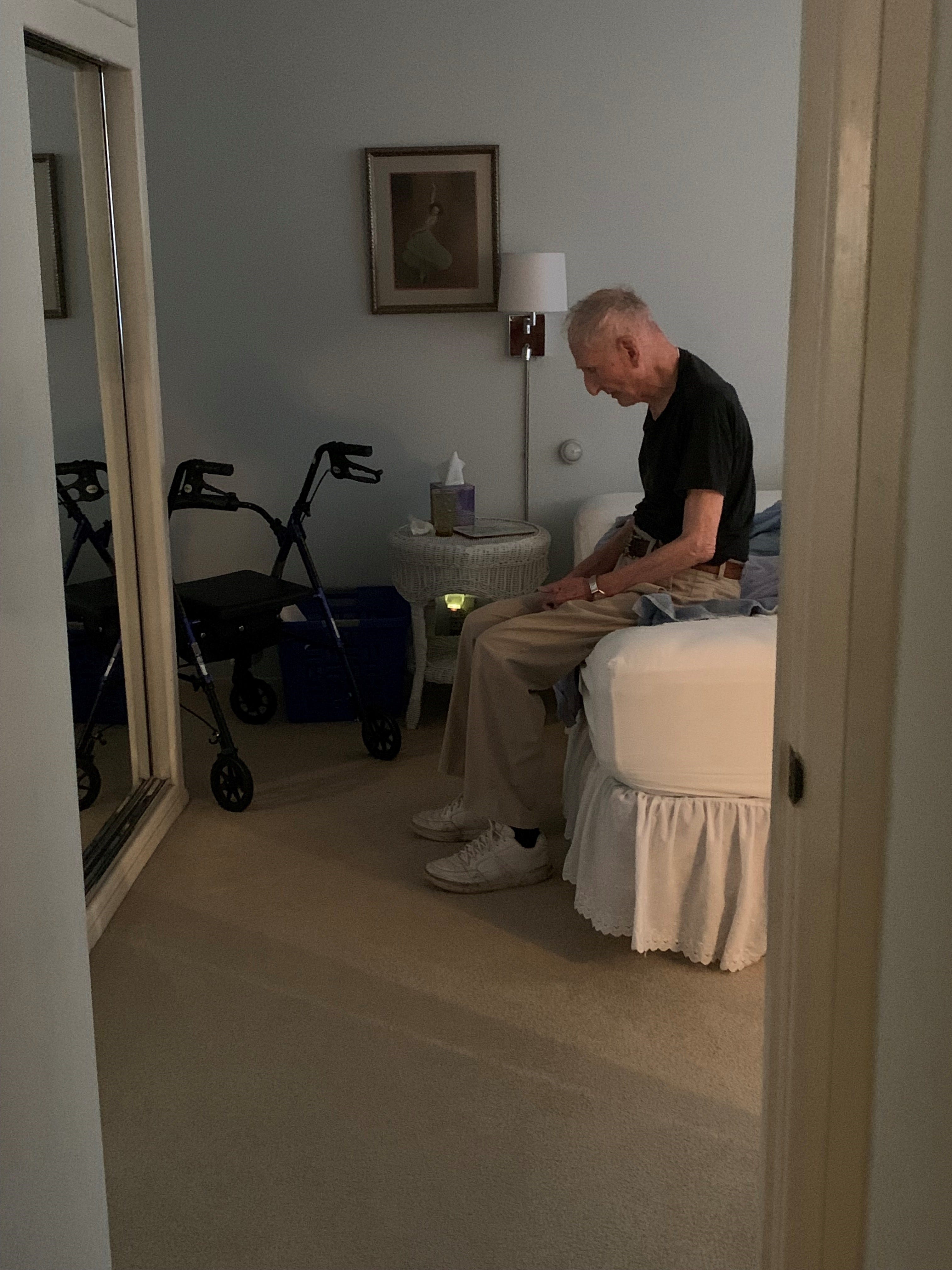 Walking each other home. - by Marnee Weber