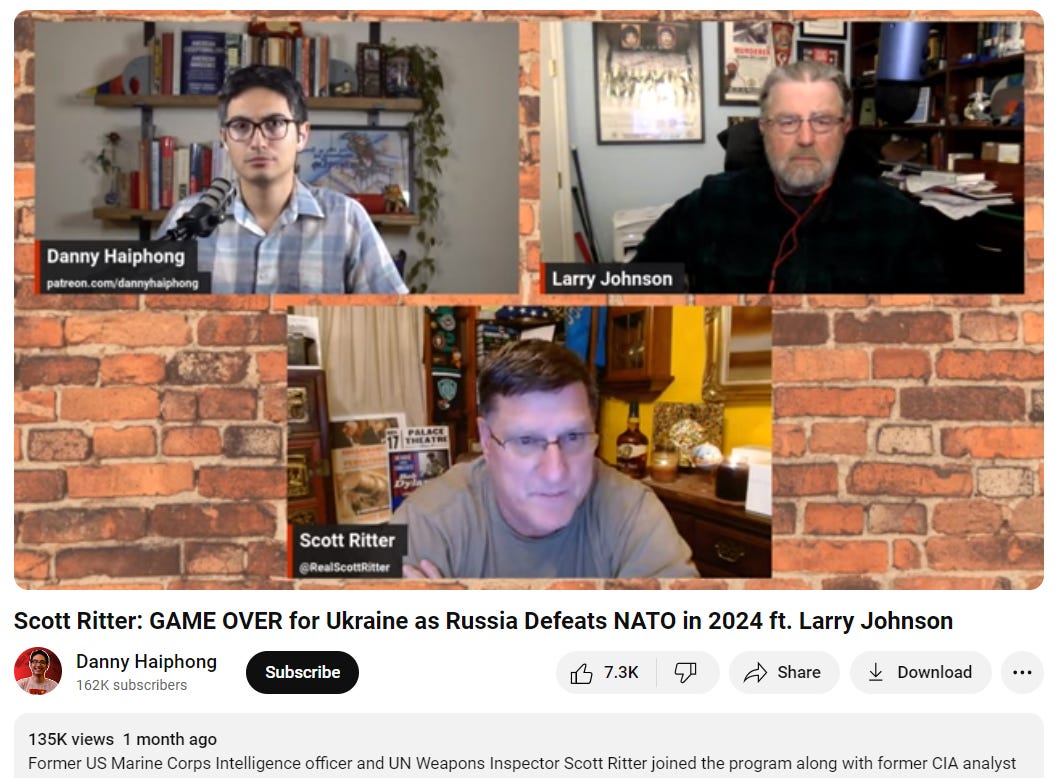 I don't agree with Scott Ritter - Edward Slavsquat