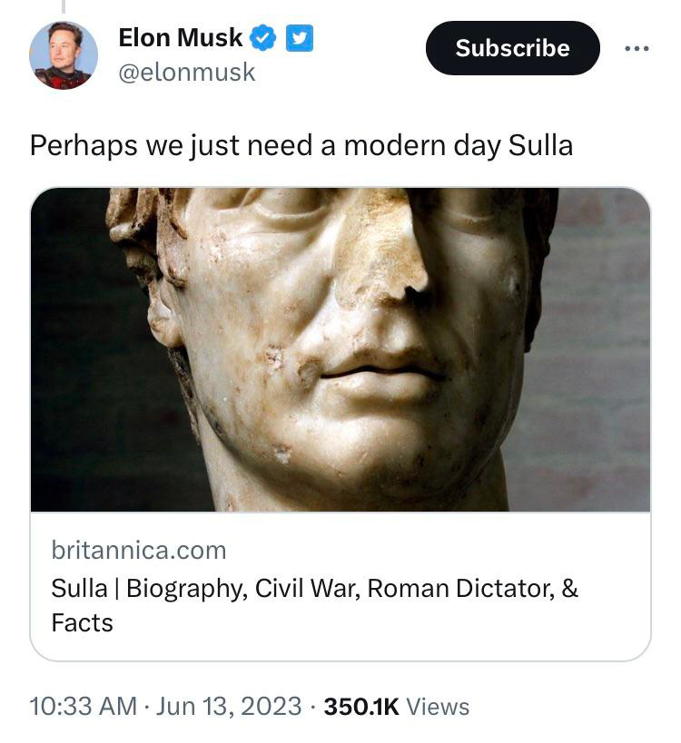 Elon Musk, mad god-emperor of Mars - by Jules Evans