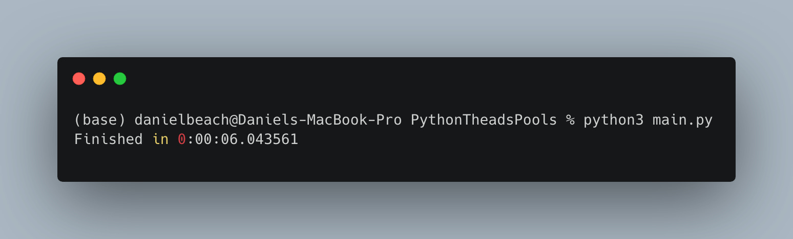 Rayon in Rust vs Python Process and Thread Pools.