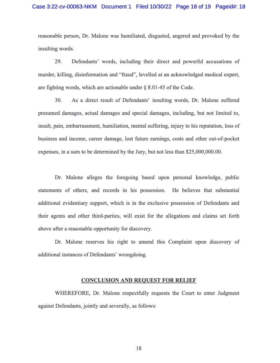 For the Win! Dr. Jane Ruby Wins Case Dismissal on Malone v Ruby