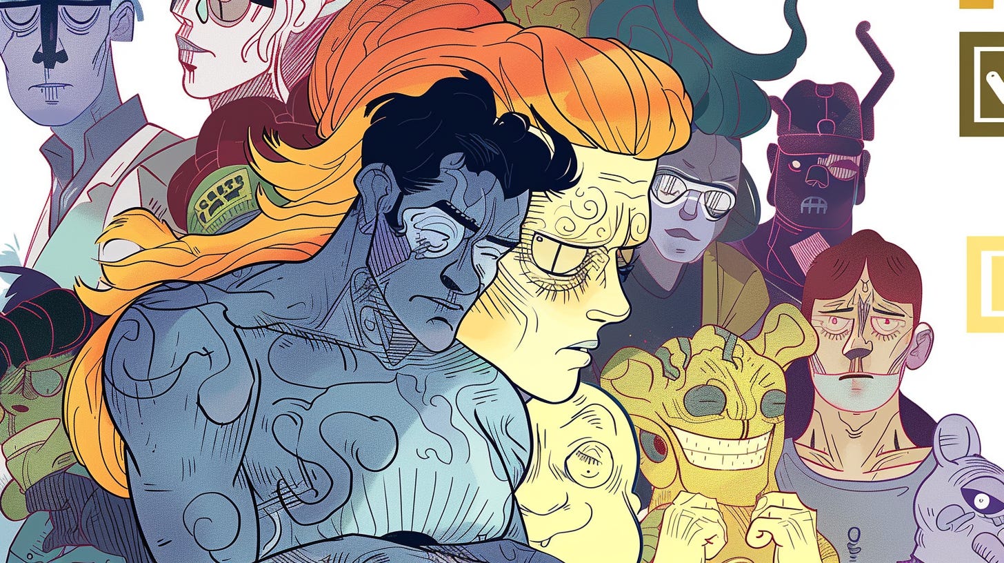 Calm Amidst the Crowd - by Andy Forbes - Of Mind And Body