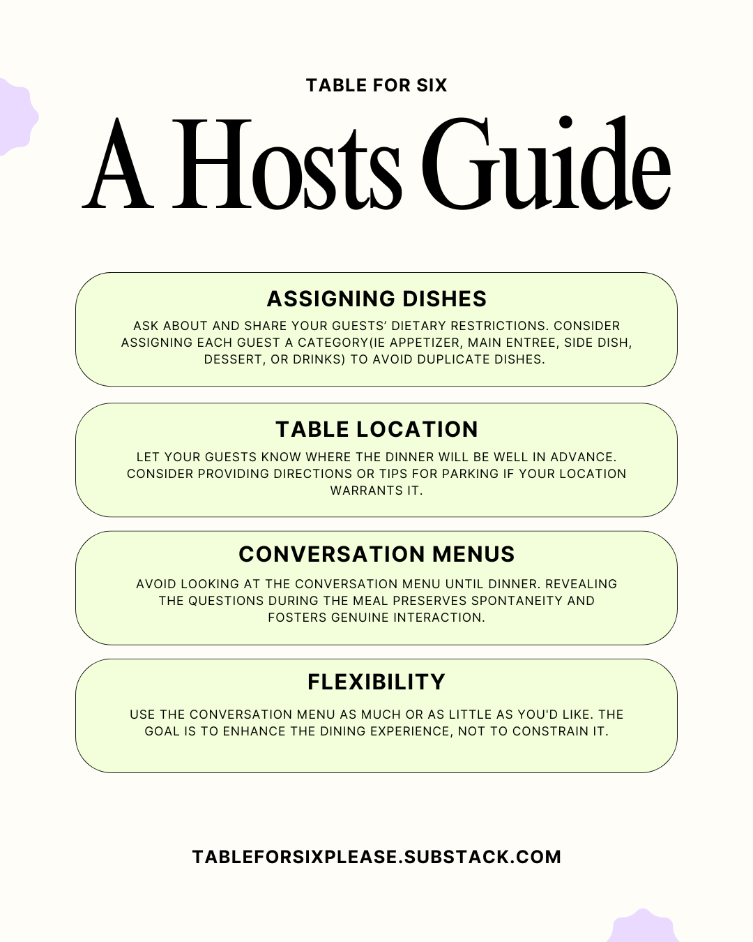 Introducing Table for Six! - by Ross Puritty
