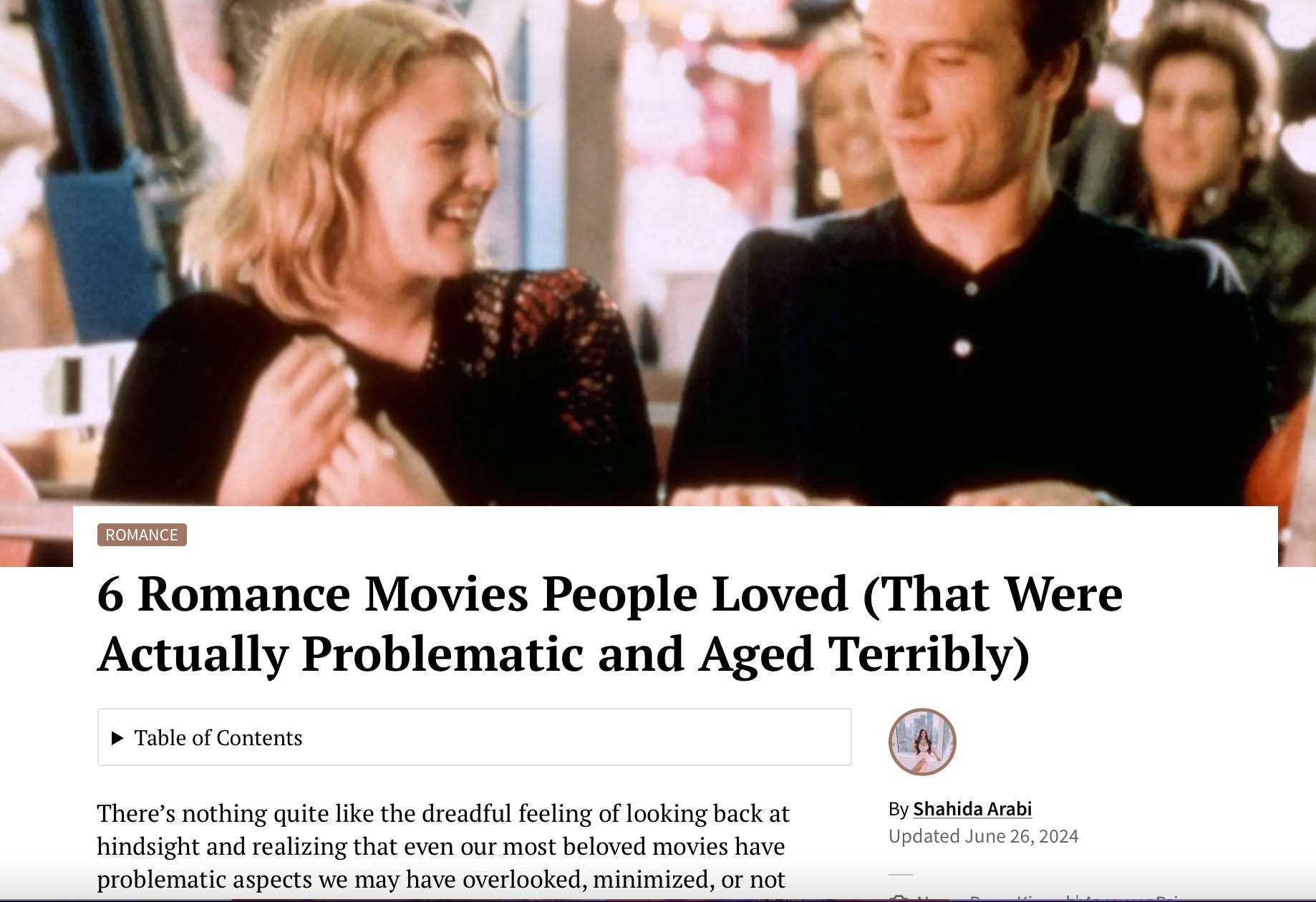 6 Romance Movies That Were Actually Problematic (And Aged Terribly)
