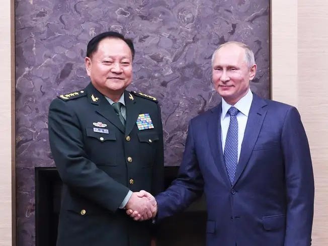 Putin Meets Top Chinese General, Enhancing the Constructive Ties ...