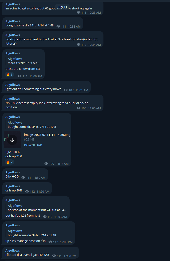 Weekly plan 7/16 - AlgoFlows’s Newsletter