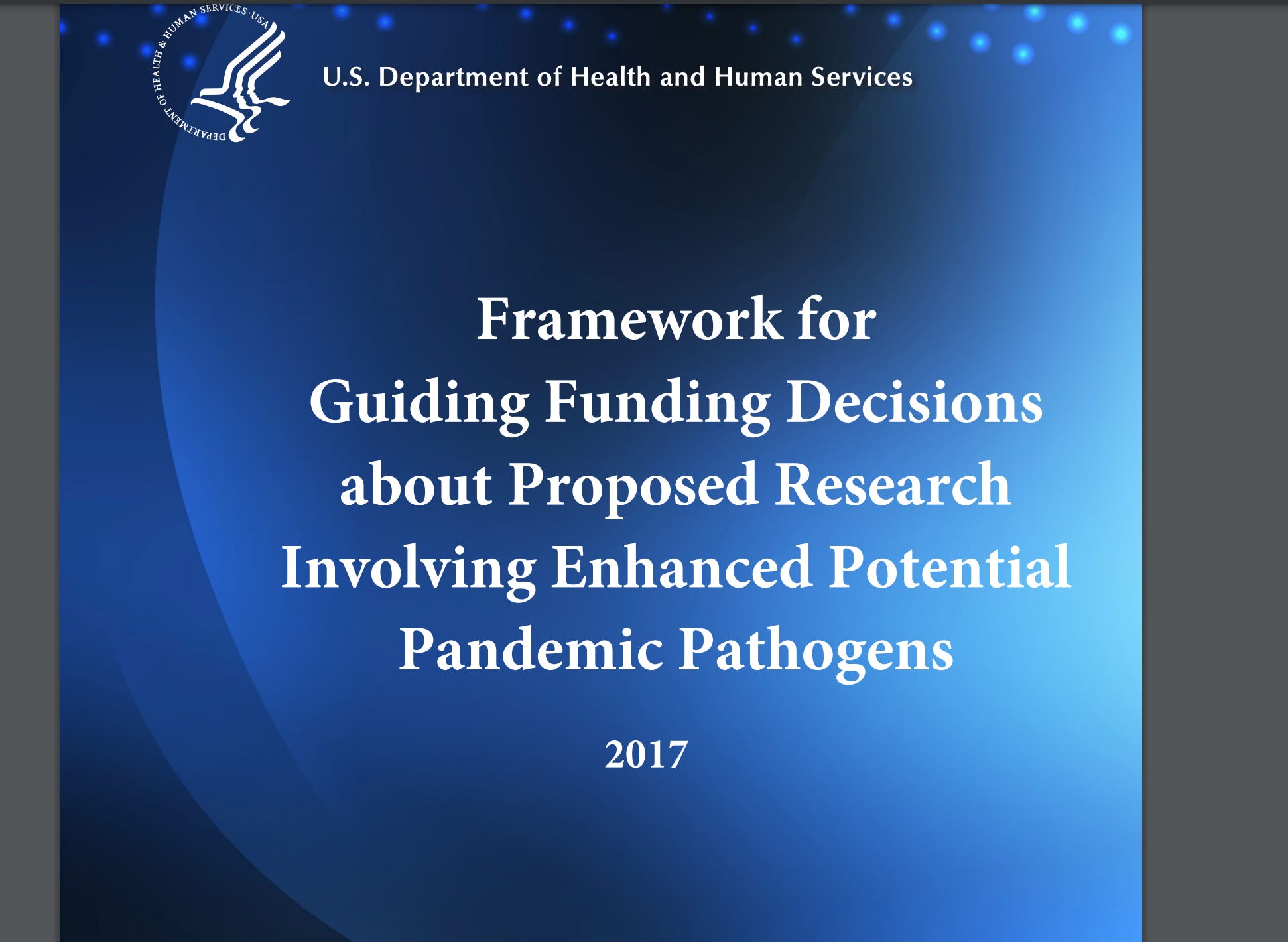 Gain of Function Research Guidance Handbook