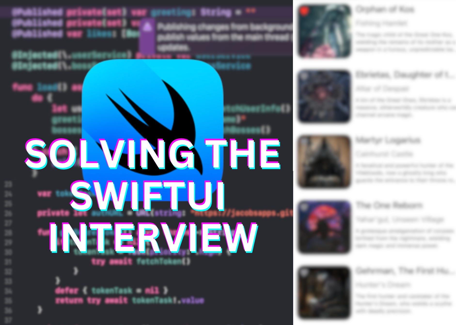 Solving The SwiftUI Interview - by Jacob Bartlett