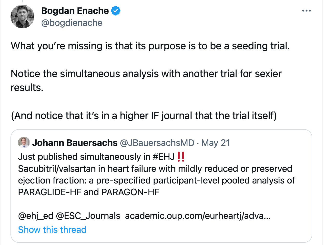 I am not cynical but these two studies...