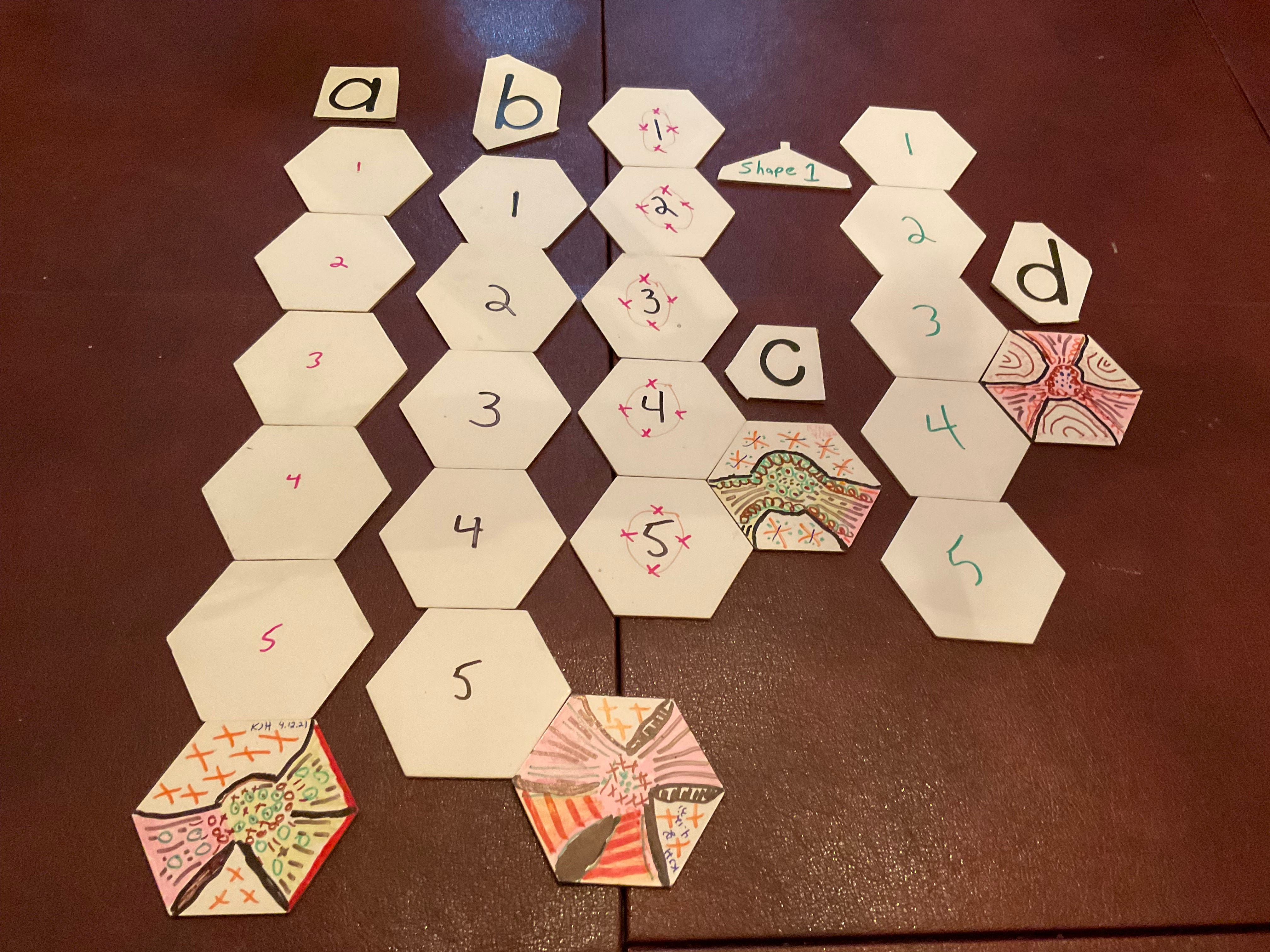 The Hexagon Puzzle - Six Tiles - by Buffalo_Ken
