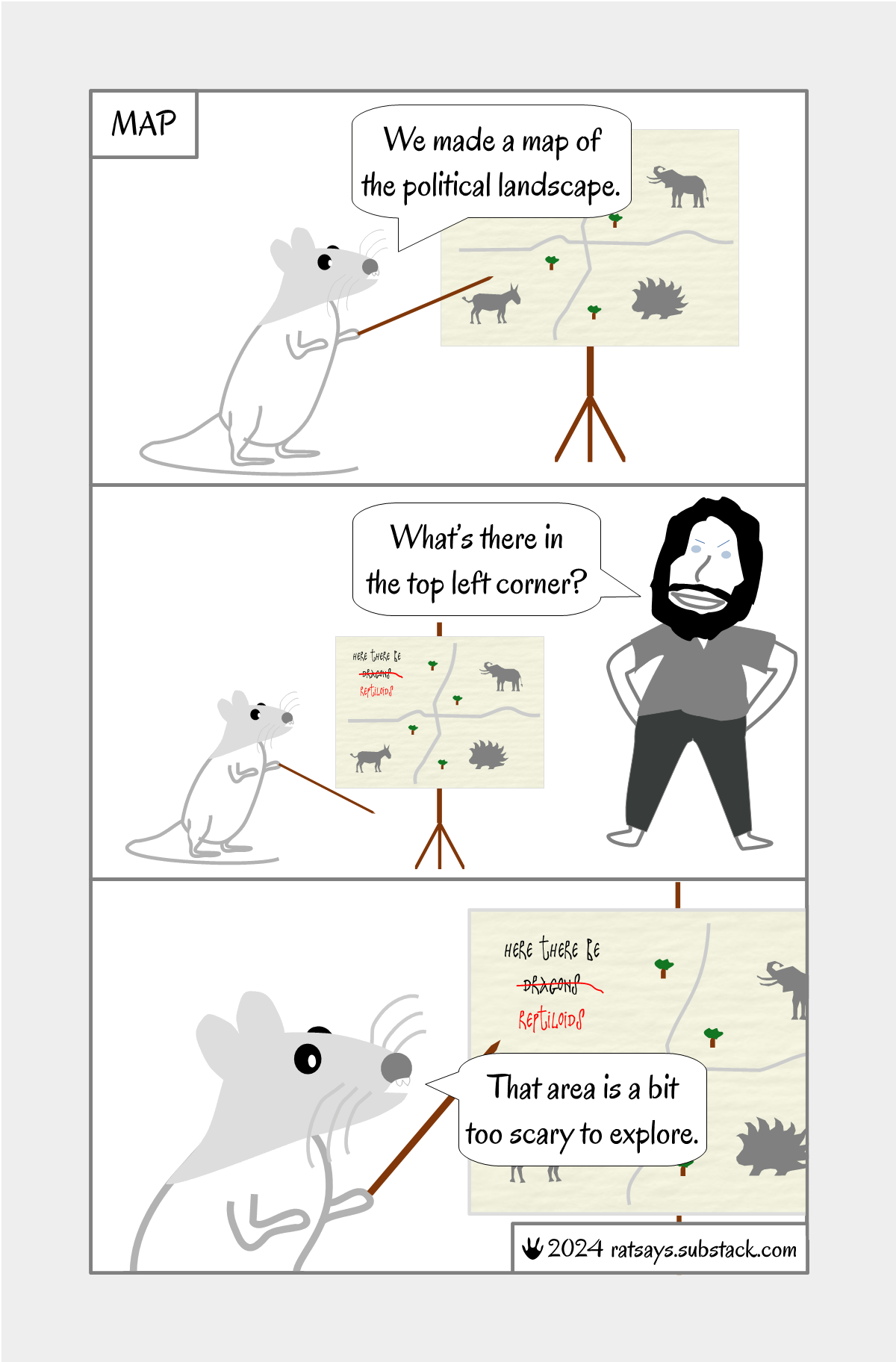 Map - Rat Says