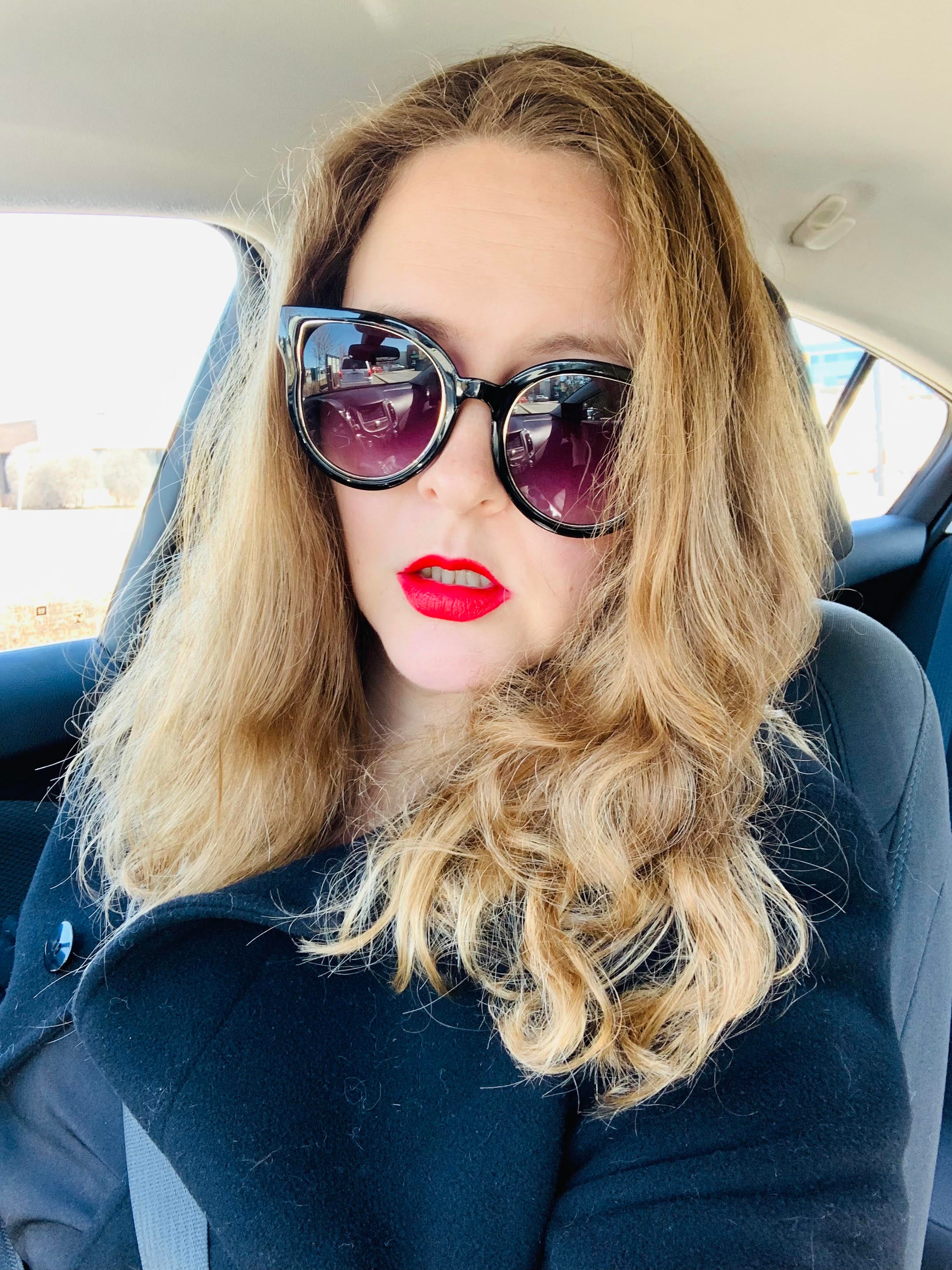 Red Lipstick - by Charlene Elsby - Black Lipstick