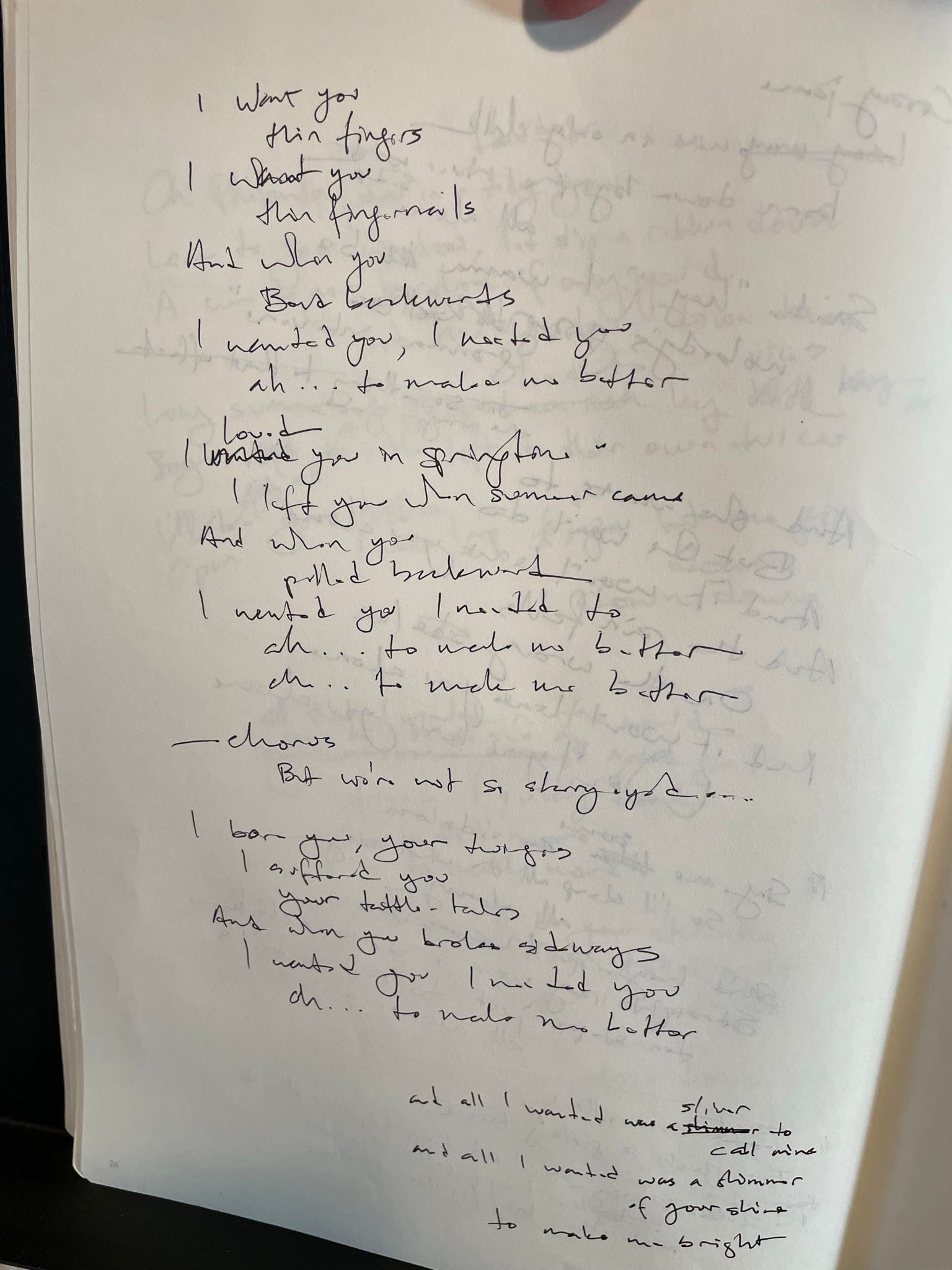 Annotated Songs: Make You Better