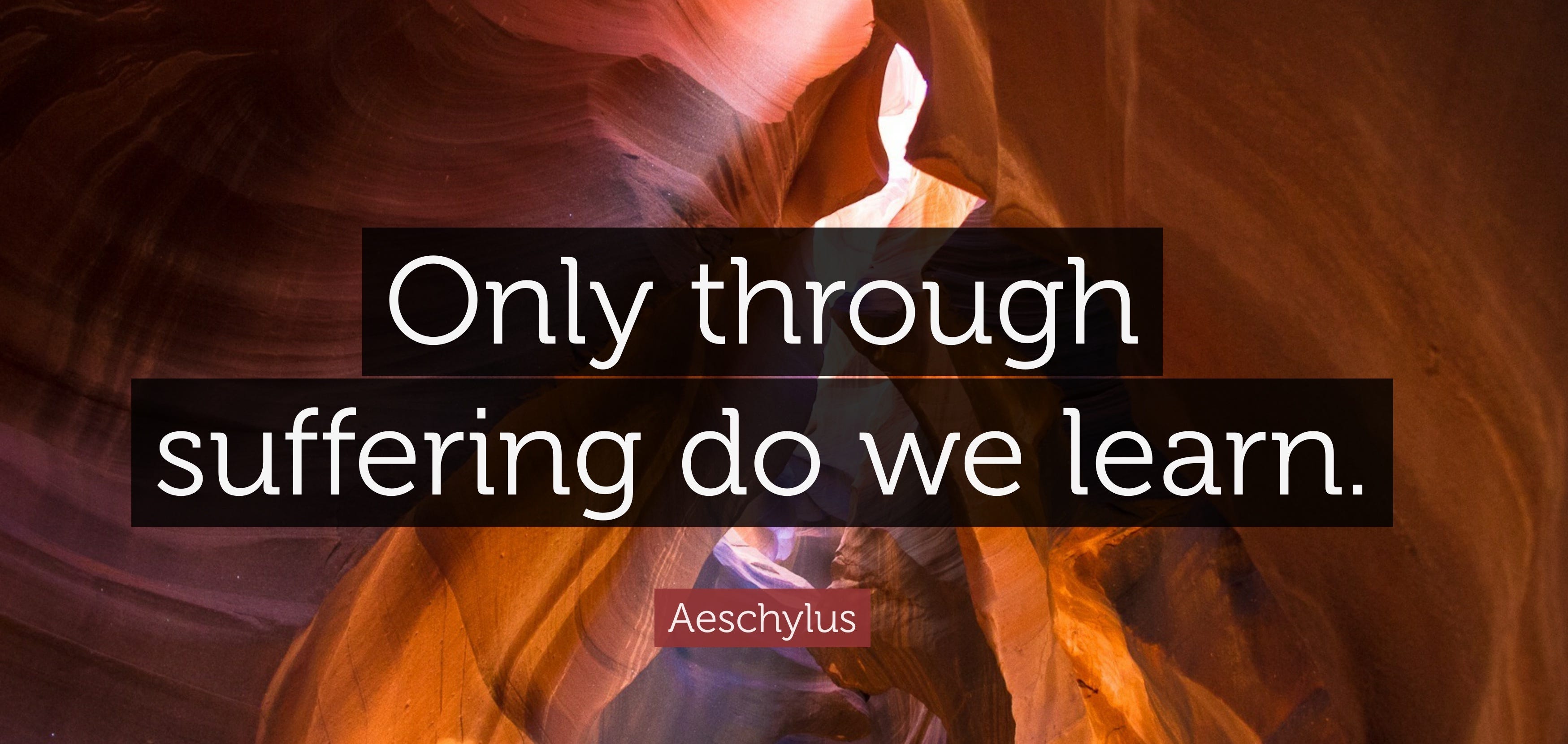 The Role of Suffering in Wisdom - by Sam Wheatley