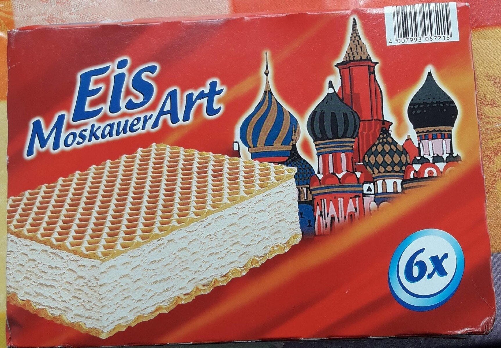 Moskauer Art' ice cream: cream, wafers and cold war.