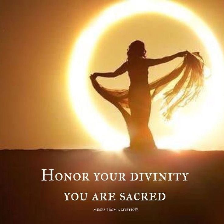 Honor Your Divinity. You Are Sacred. - Tarot Reading