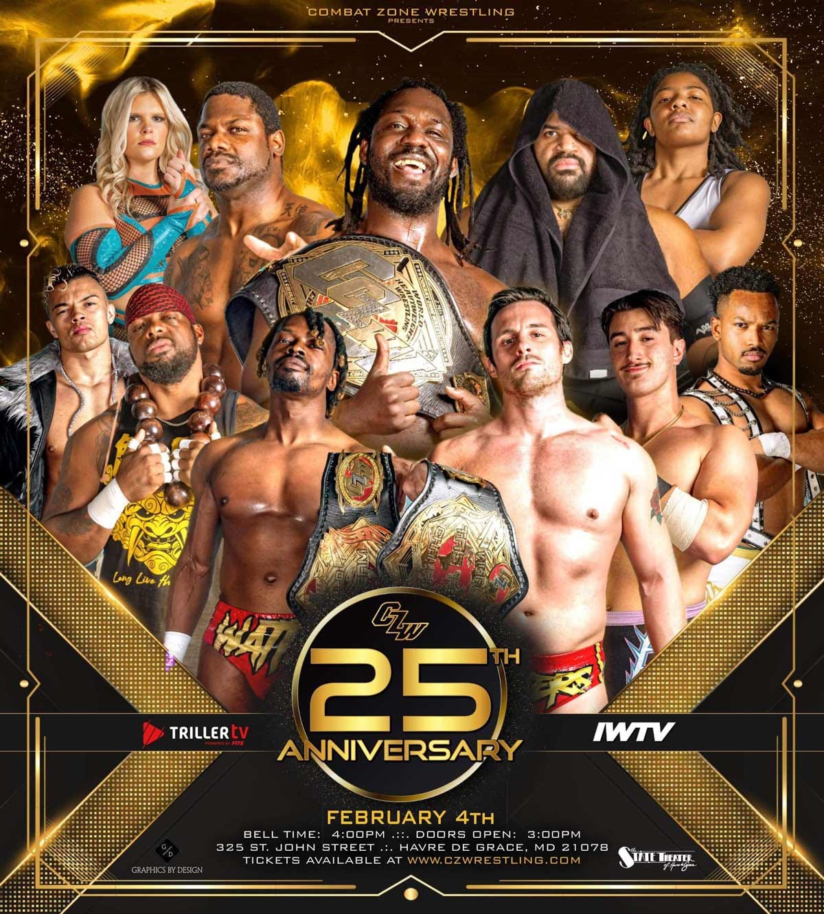 Sunday: CZW 25th Anniversary in Havre de Grace